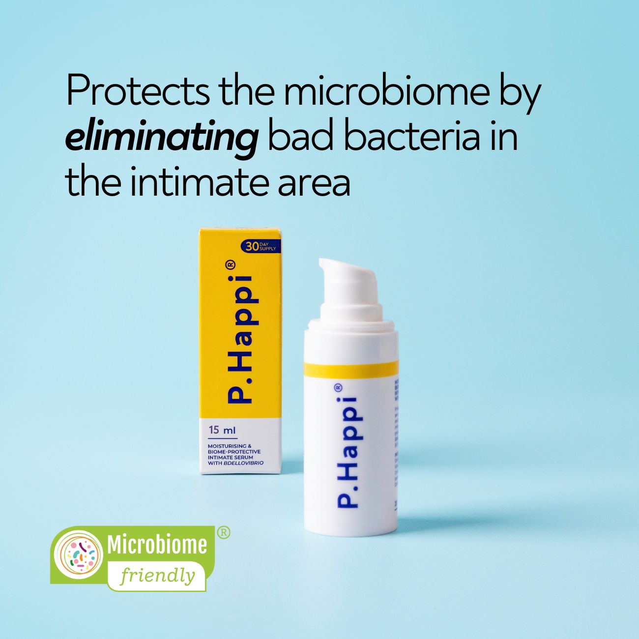 P.Happi® | Microbiome protecting daily intimate serum
